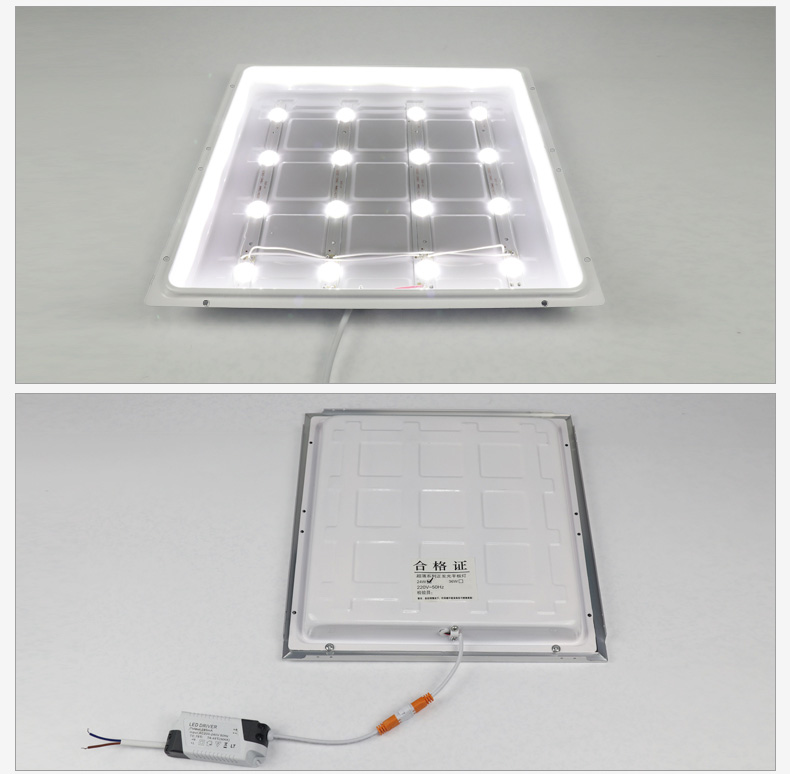 led panel light 600*600 integrated ceiling light high luminous ...